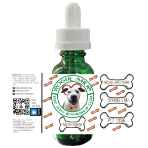 CBD Dog Tinctures | Juicy bacon flavor | Easy to use – Rogue Shop